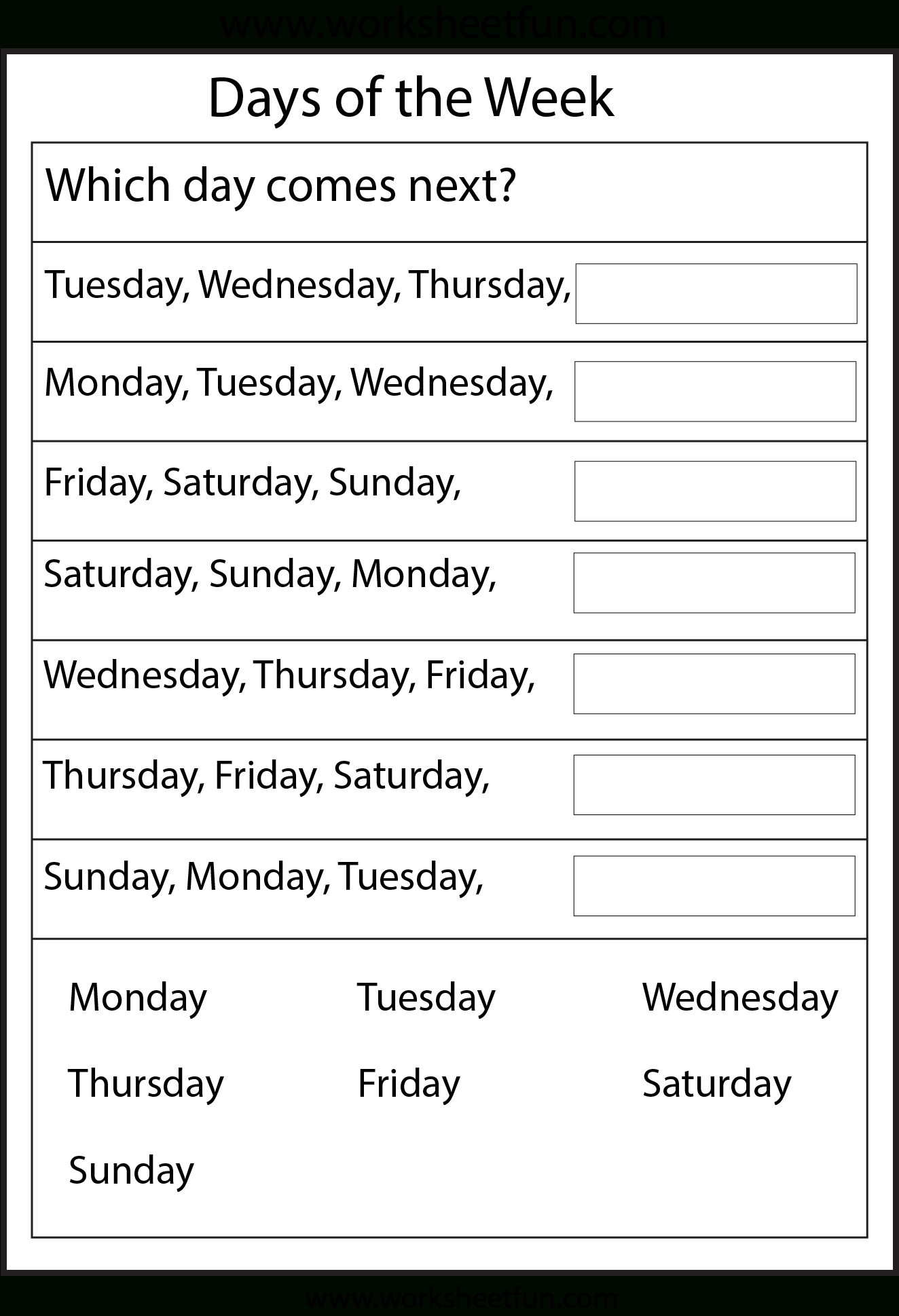 Spanish Days Of The Week Worksheet Pdf Db excel Spanish Days Of The Week Worksheet Pdf Db excel