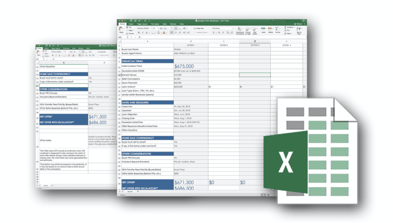 Multiple Offer Worksheet — db-excel.com