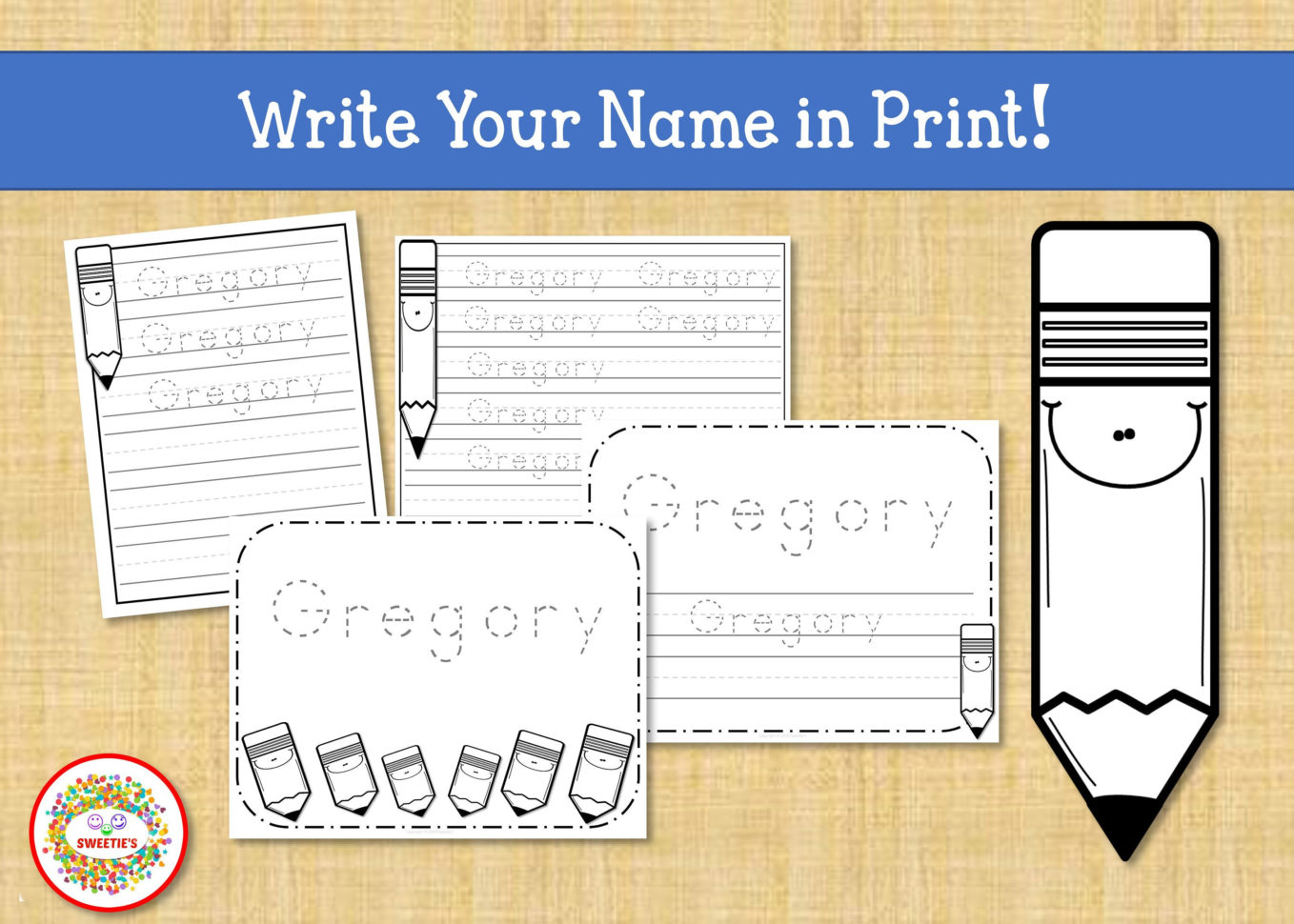 Name Tracing Handwriting Worksheet Personalized Name Writing Worksheet ...
