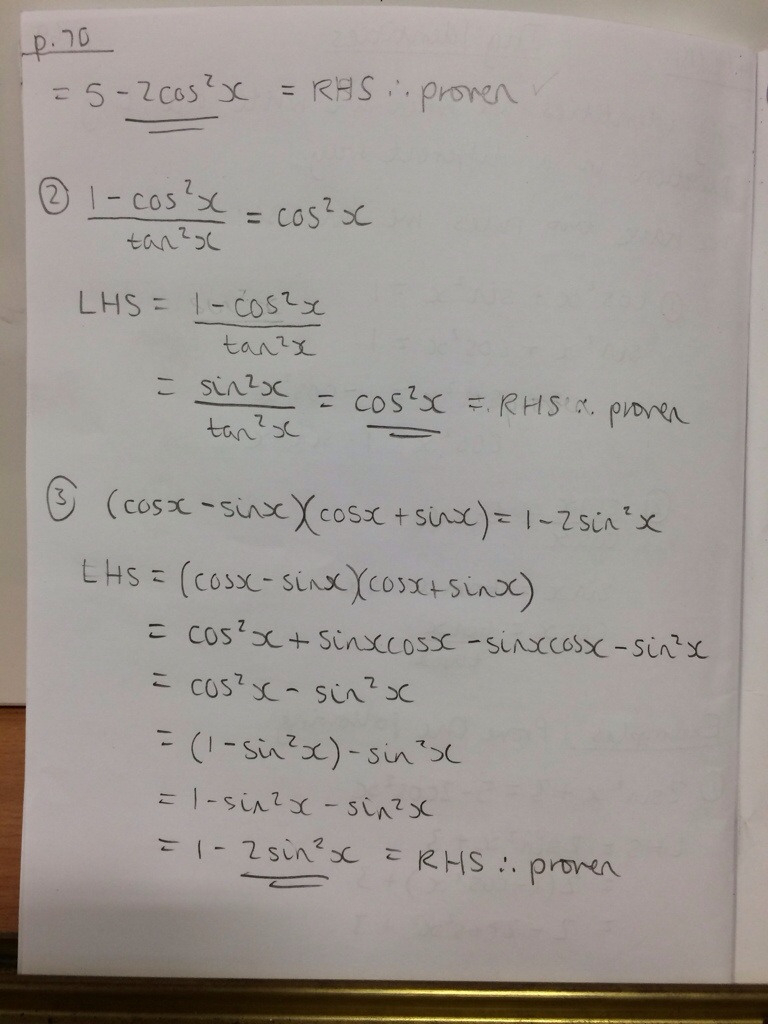 Nat 5 Trig Equations And Trig Identities Notes Mrsomersmaths Db Nat 5 Trig Equations And Trig Identities Notes Mrsomersmaths Db