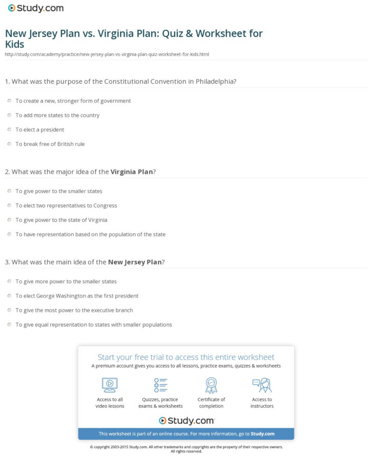 Virginia Plan And New Jersey Plan Worksheet — db-excel.com
