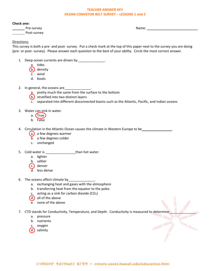Teacher Answer Keys And The Worksheets — db-excel.com
