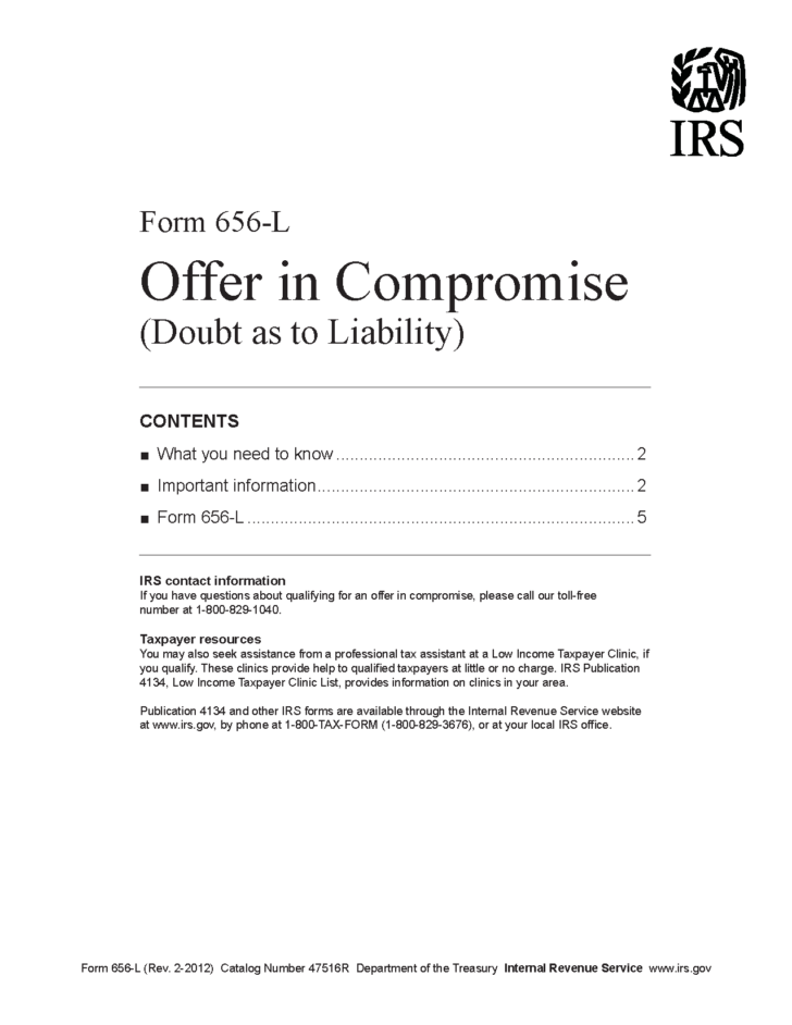 Offer In Compromise Worksheet — db-excel.com