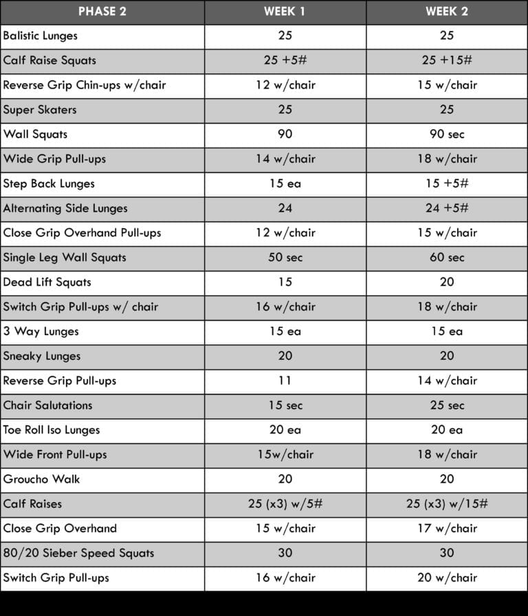 P90X Legs And Back Worksheet — db-excel.com