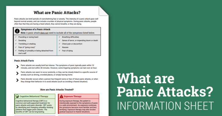 Panic Attack Worksheets Pdf — db-excel.com