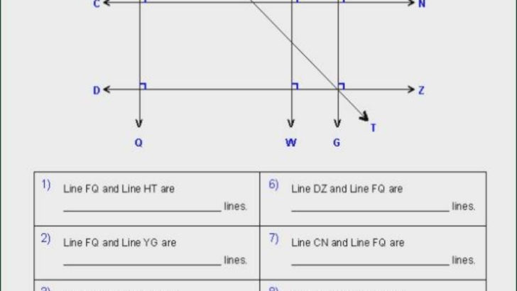 Parallel Perpendicular And Intersecting Lines Worksheet Answers — db-excel.com