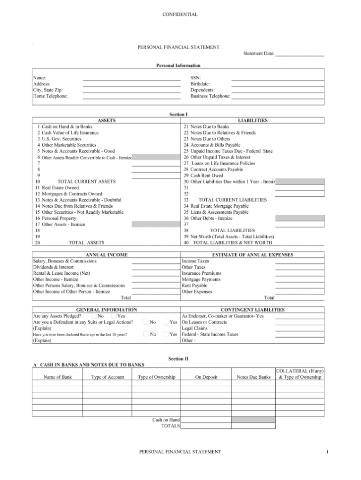 Personal Financial Statement Worksheet Db excel Personal Financial Statement Worksheet Db excel