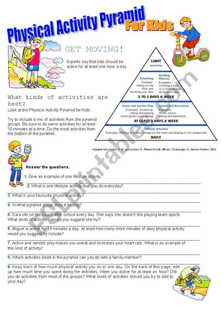 Physical Education Worksheets — db-excel.com