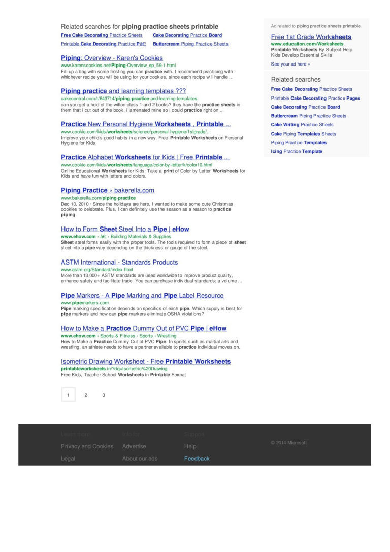 Piping Practice Sheets Printable Pages 1 2 Text Version Fliphtml5 — db ...