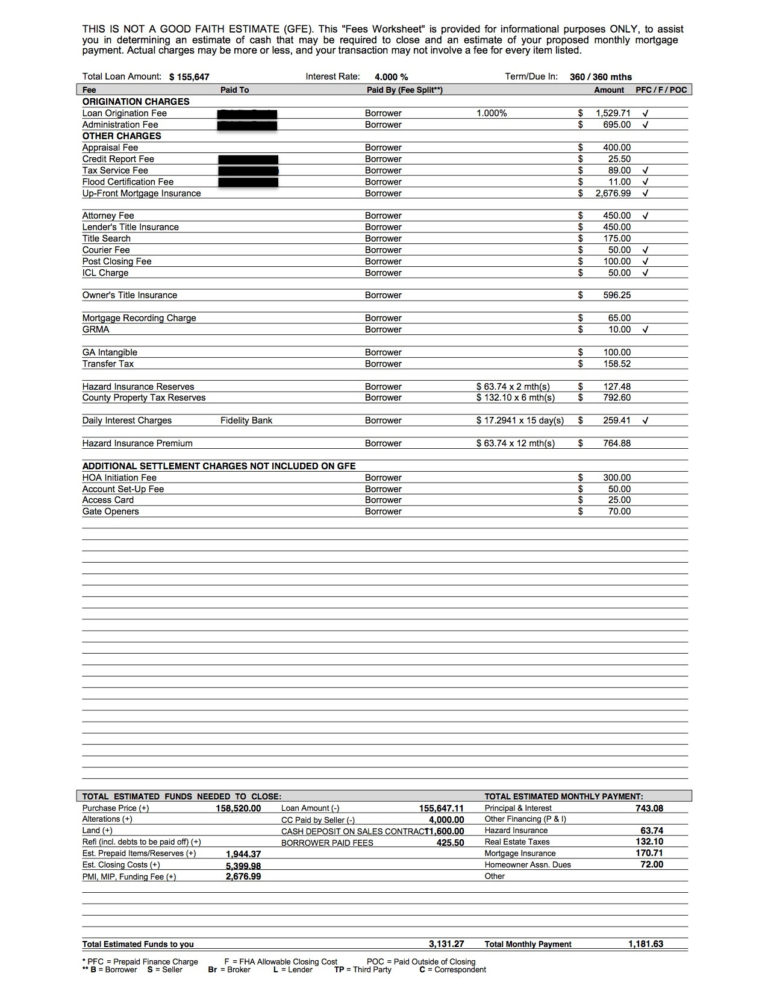 Printables Fha Refinance Worksheet Lemonlilyfestival Worksheets — db ...