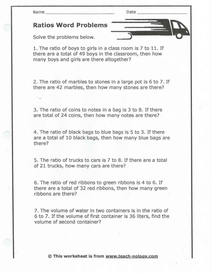 Equivalent Ratio Problems 6th Grade Equivalent Ratio Problems 6th Grade