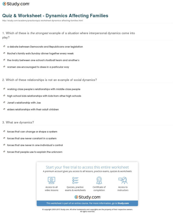 Family Dynamics Worksheet — db-excel.com