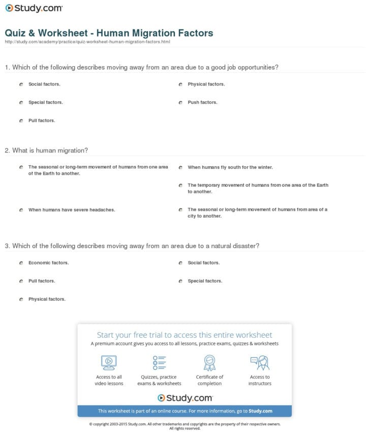 Immigration Push And Pull Factors Worksheet — db-excel.com