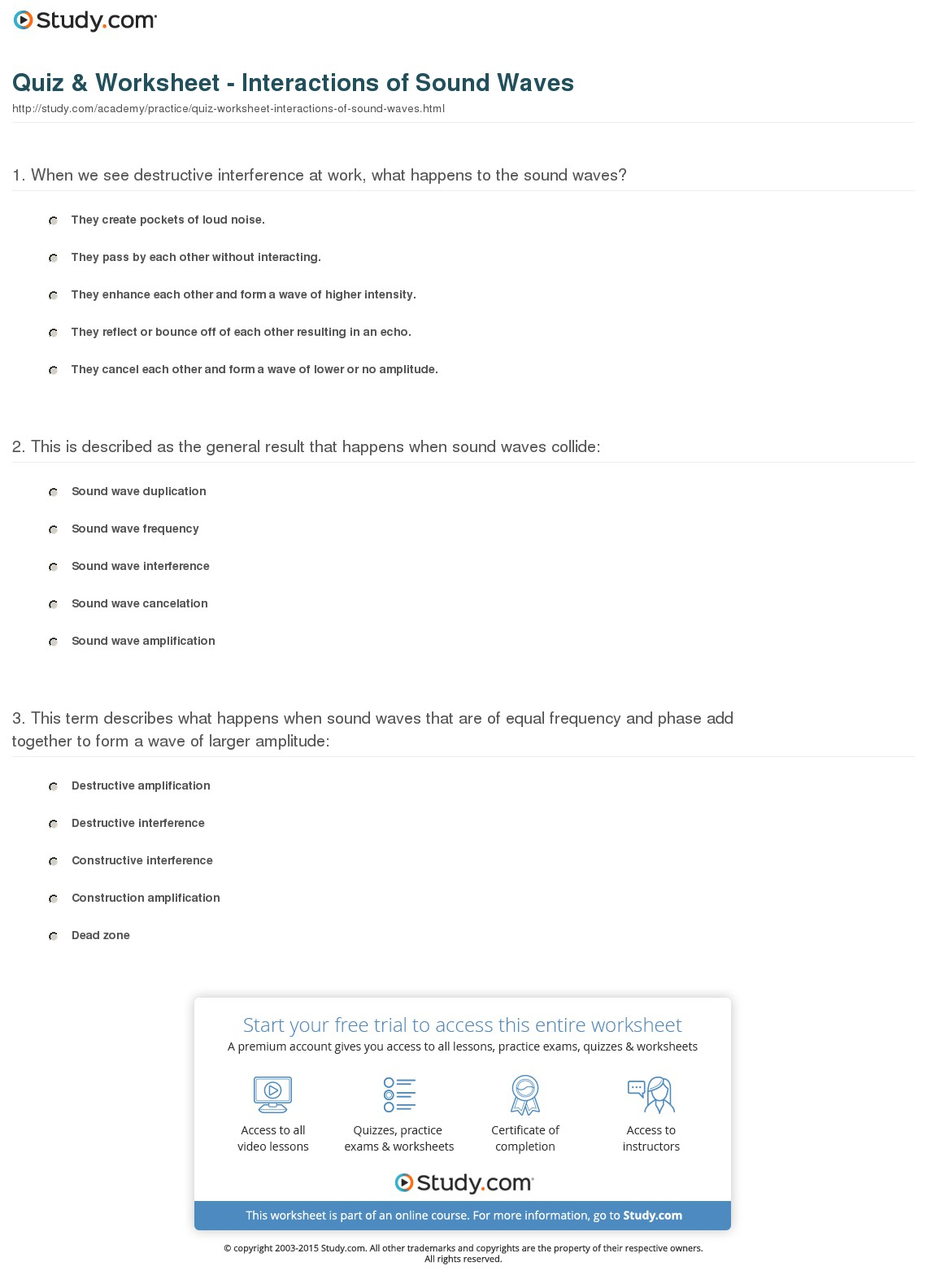 Wave Interactions Worksheet Answers Db excel Wave Interactions Worksheet Answers Db excel