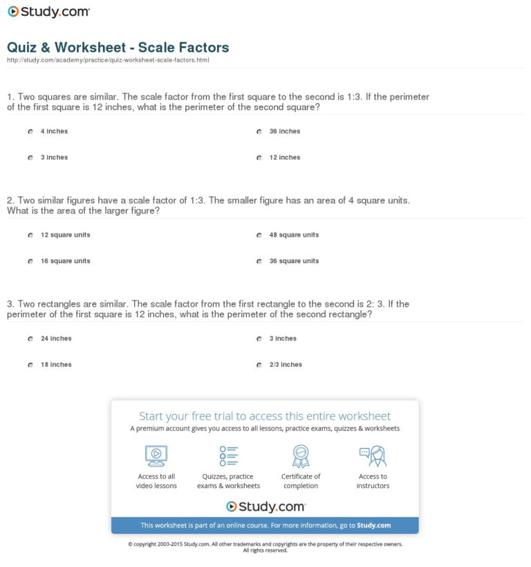 Scale Practice Worksheet — db-excel.com