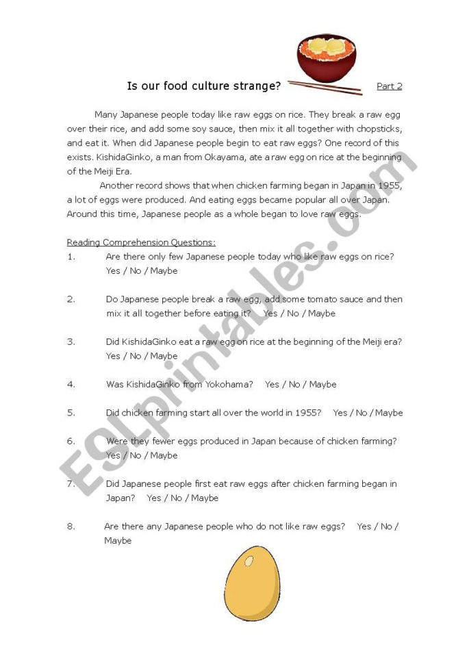 Japan Reading Comprehension Worksheets — db-excel.com