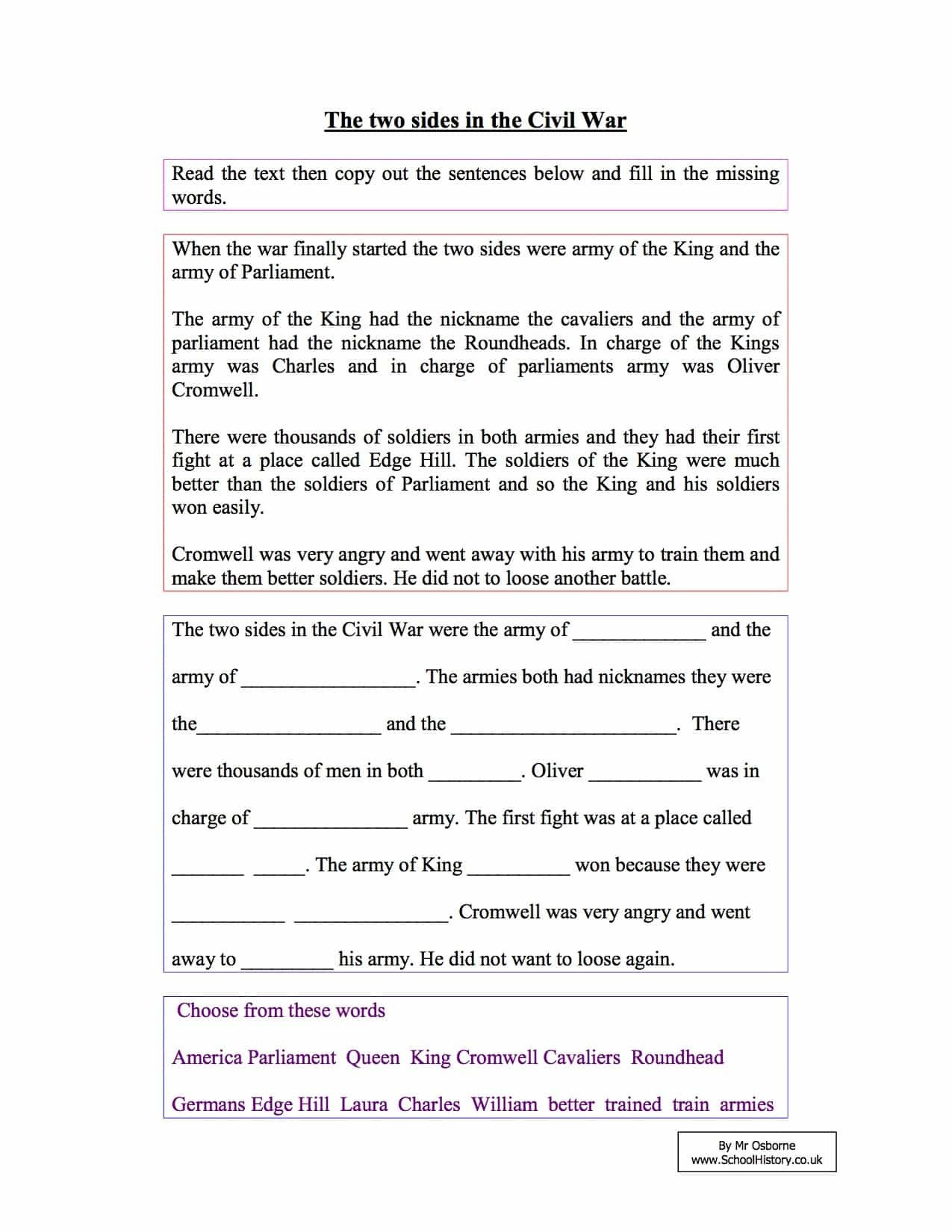 Reading Comprehension Worksheets 7Th Grade Free Worksheet Db excel