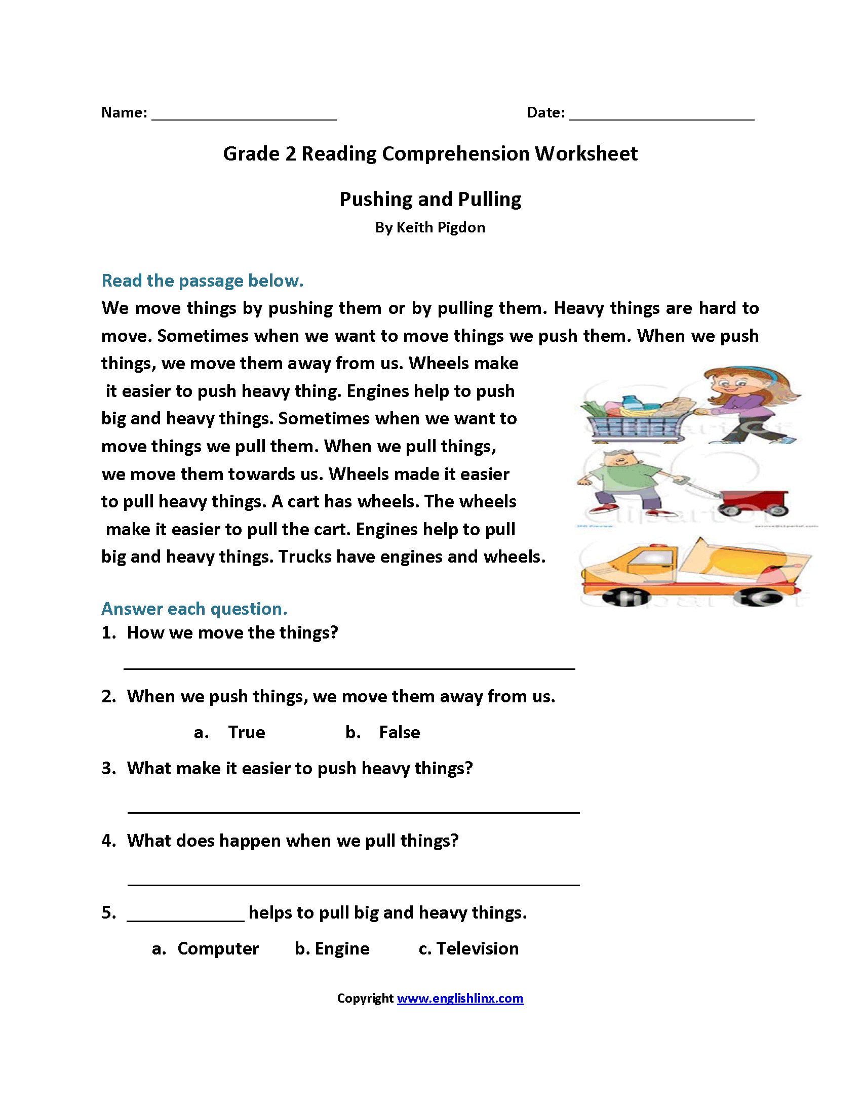 Free Printable 2Nd Grade Reading Worksheets Free Printable 2Nd Grade Reading Worksheets