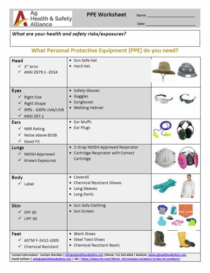 Health And Safety In The Workplace Worksheets — db-excel.com