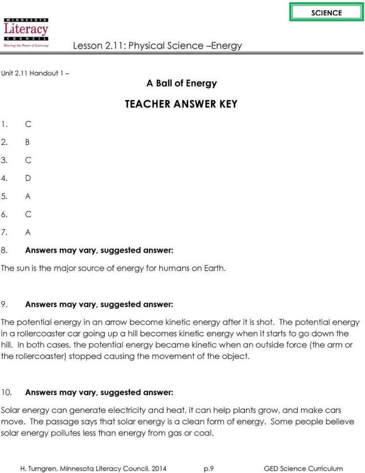 Science 10 Worksheet 3 Energy Flow In Ecosystems Answer Key — db-excel.com