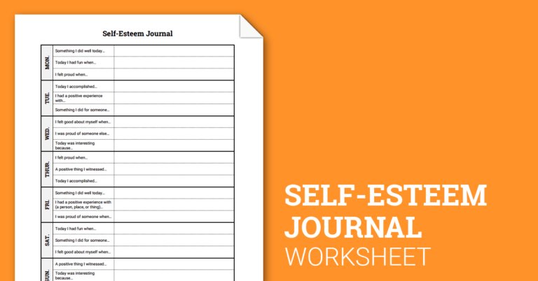 Self Acceptance Worksheets — db-excel.com