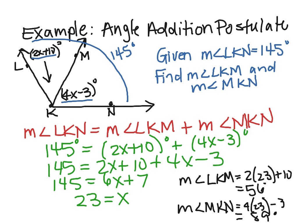 Showme Angle Addition Postulate Db excel Showme Angle Addition Postulate Db excel