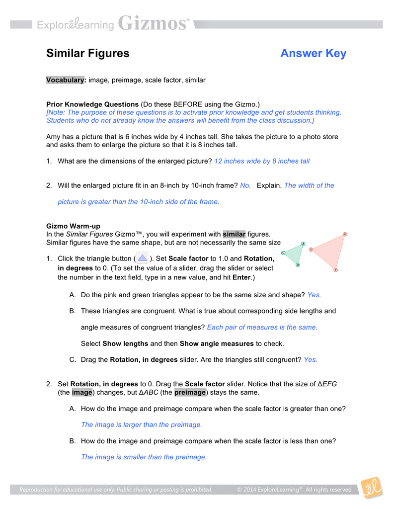 Similar Figures Worksheet Answer Key Db excel Similar Figures Worksheet Answer Key Db excel
