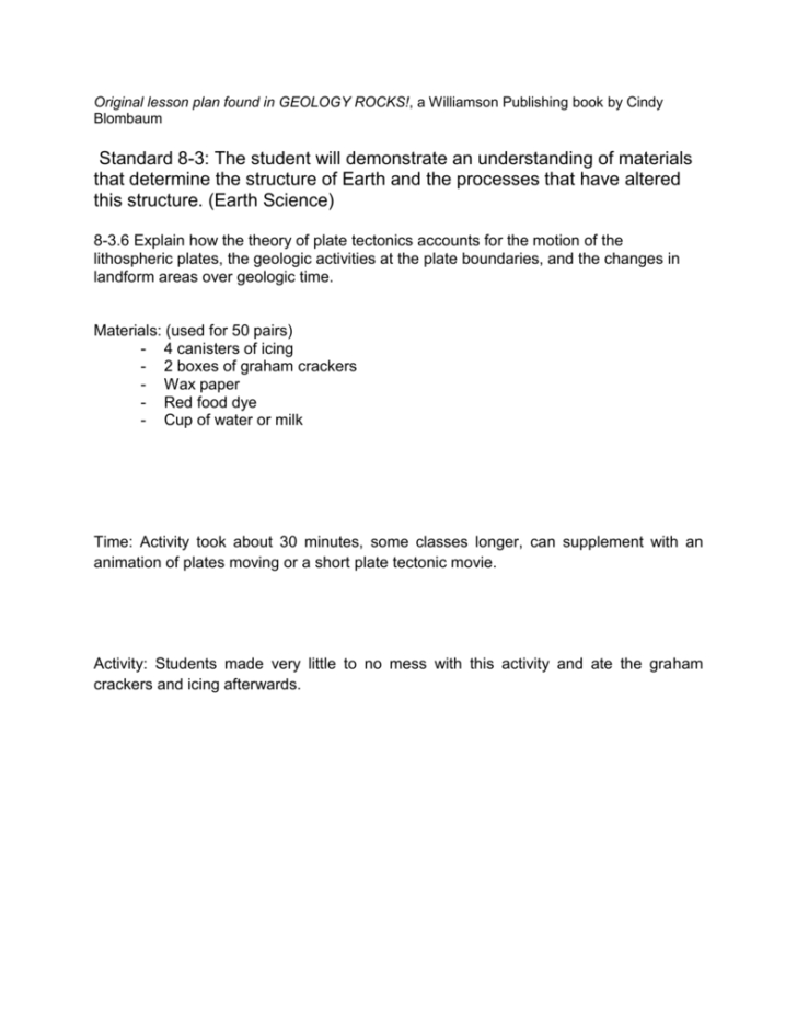 Snack Tectonics — db-excel.com