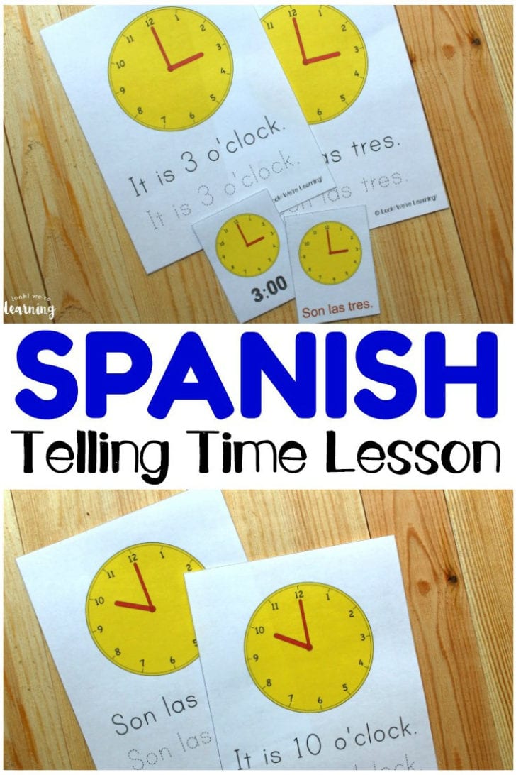 Telling Time In Spanish Worksheets - Worksheet24