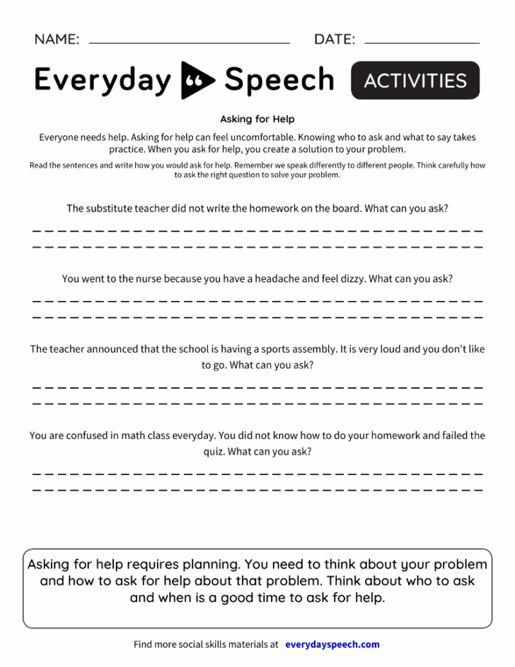 Speech Language Pathology Worksheets — db-excel.com