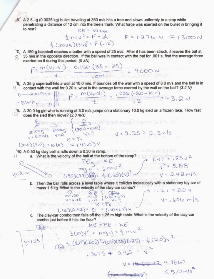 Speed Velocity And Acceleration Worksheet Answers — db-excel.com