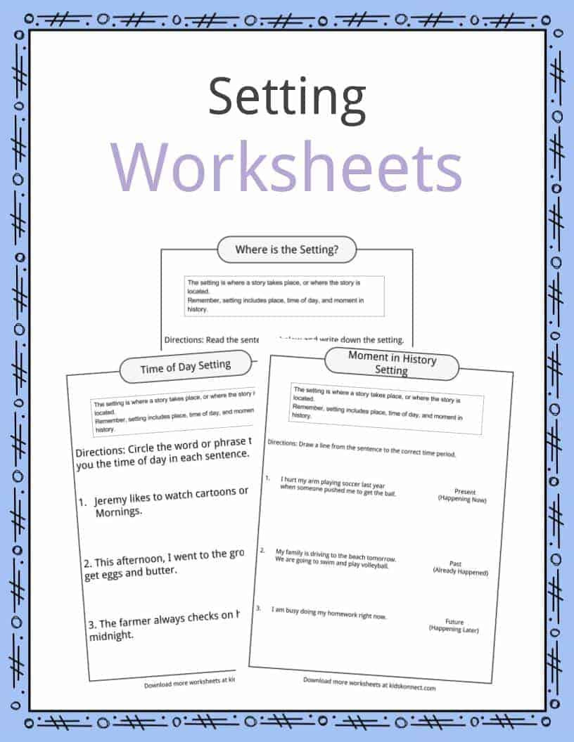 Story Setting Definition Worksheets For Kids Db excel