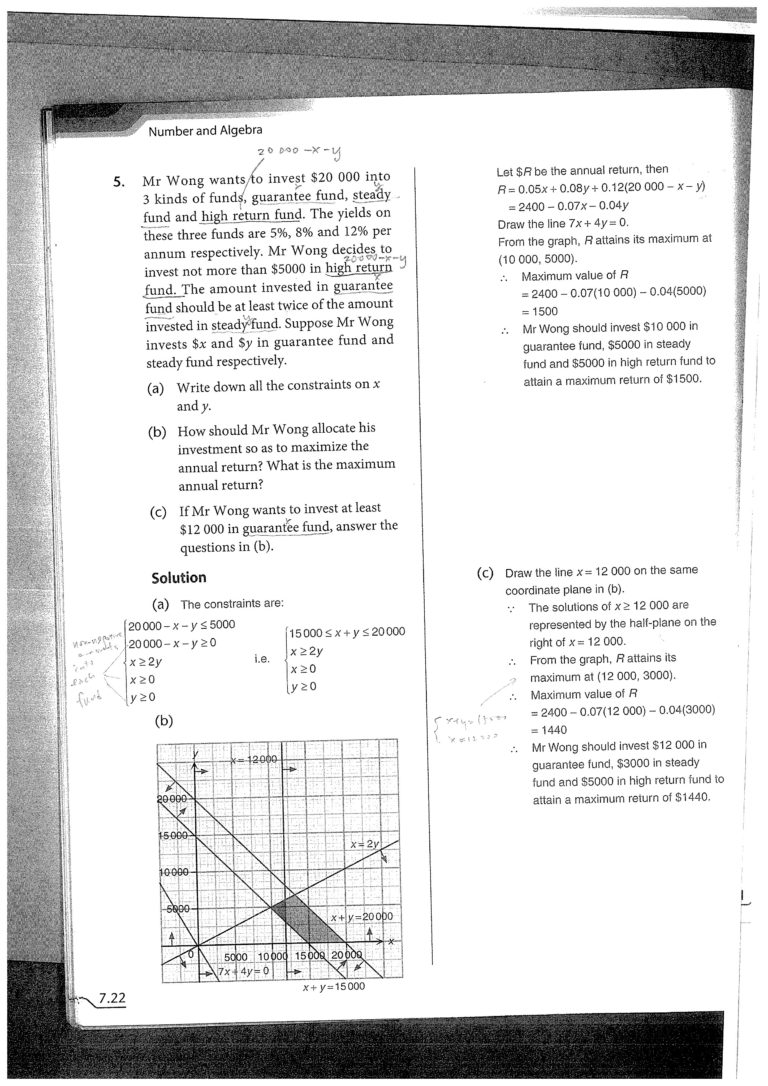 Suggested Solution 5 Worksheet On Linear Programming — db-excel.com