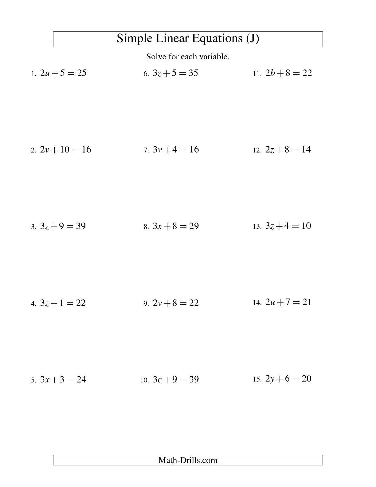 Systems Of Equations Substitution Method 3 Variables Worksheet Db