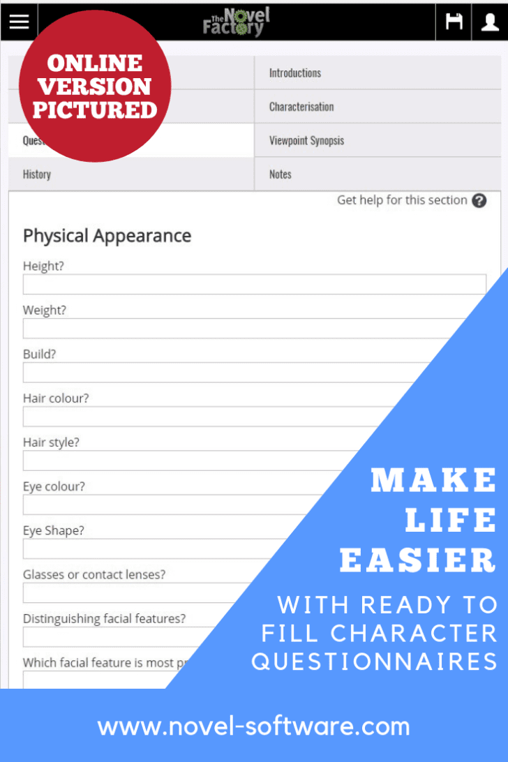 The Ultimate Character Questionnaire — db-excel.com