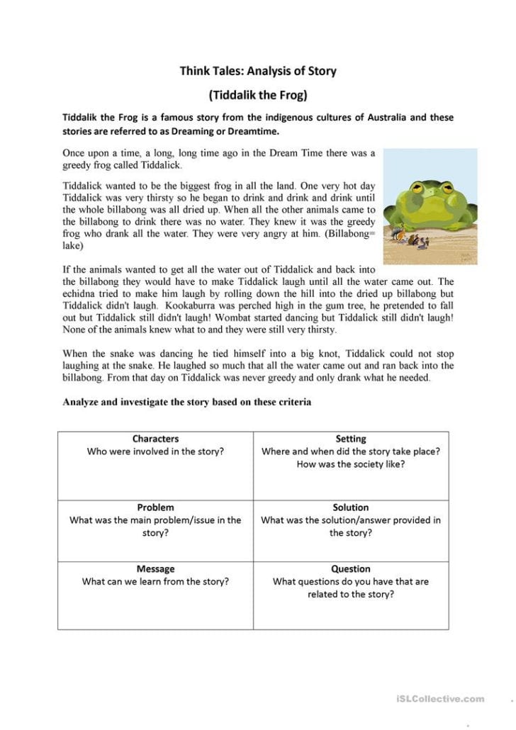 Frog Reading Comprehension Worksheets — db-excel.com