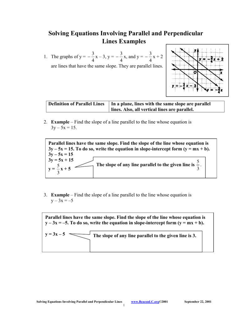 Parallel And Perpendicular Worksheet Answers Db excel Parallel And Perpendicular Worksheet Answers Db excel