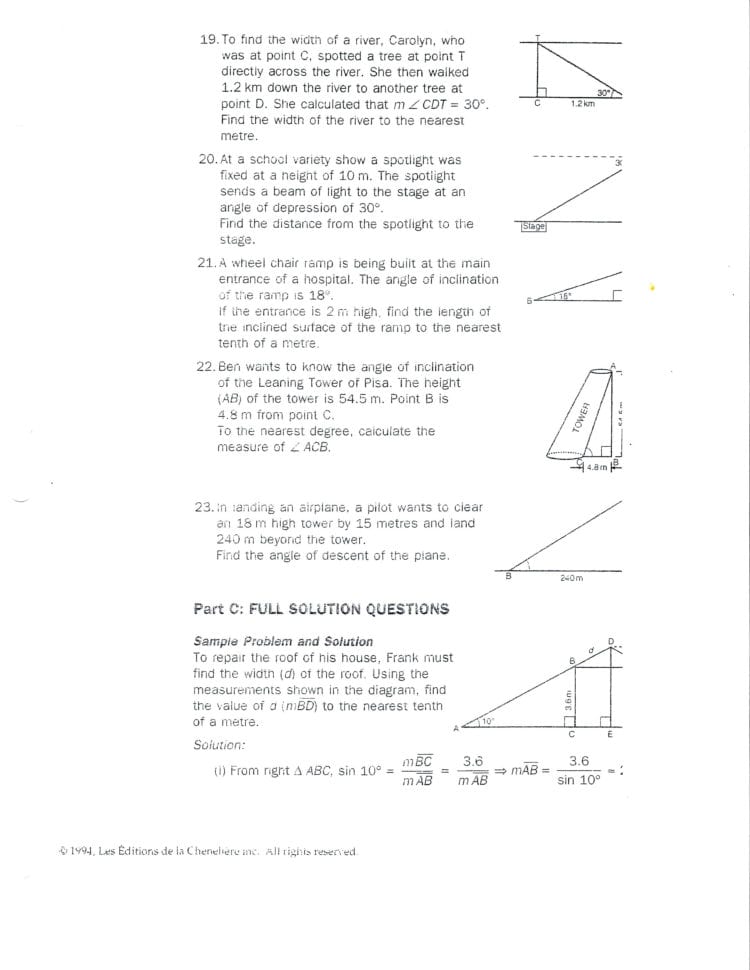 Trig Answers Math Trigonometry Maths Worksheet A — db-excel.com
