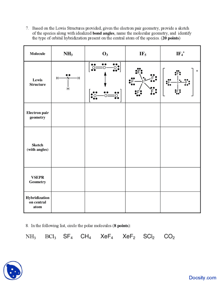 Valence Electrons General Chemistry Quiz Docsity — db-excel.com