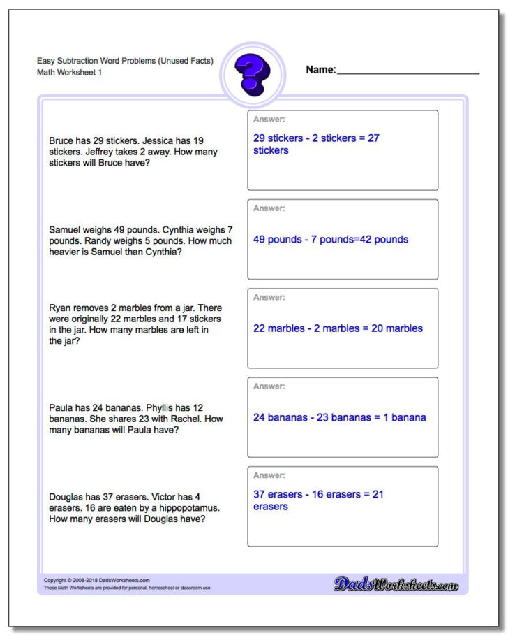 Order Of Operations Word Problems Worksheets With Answers — db-excel.com