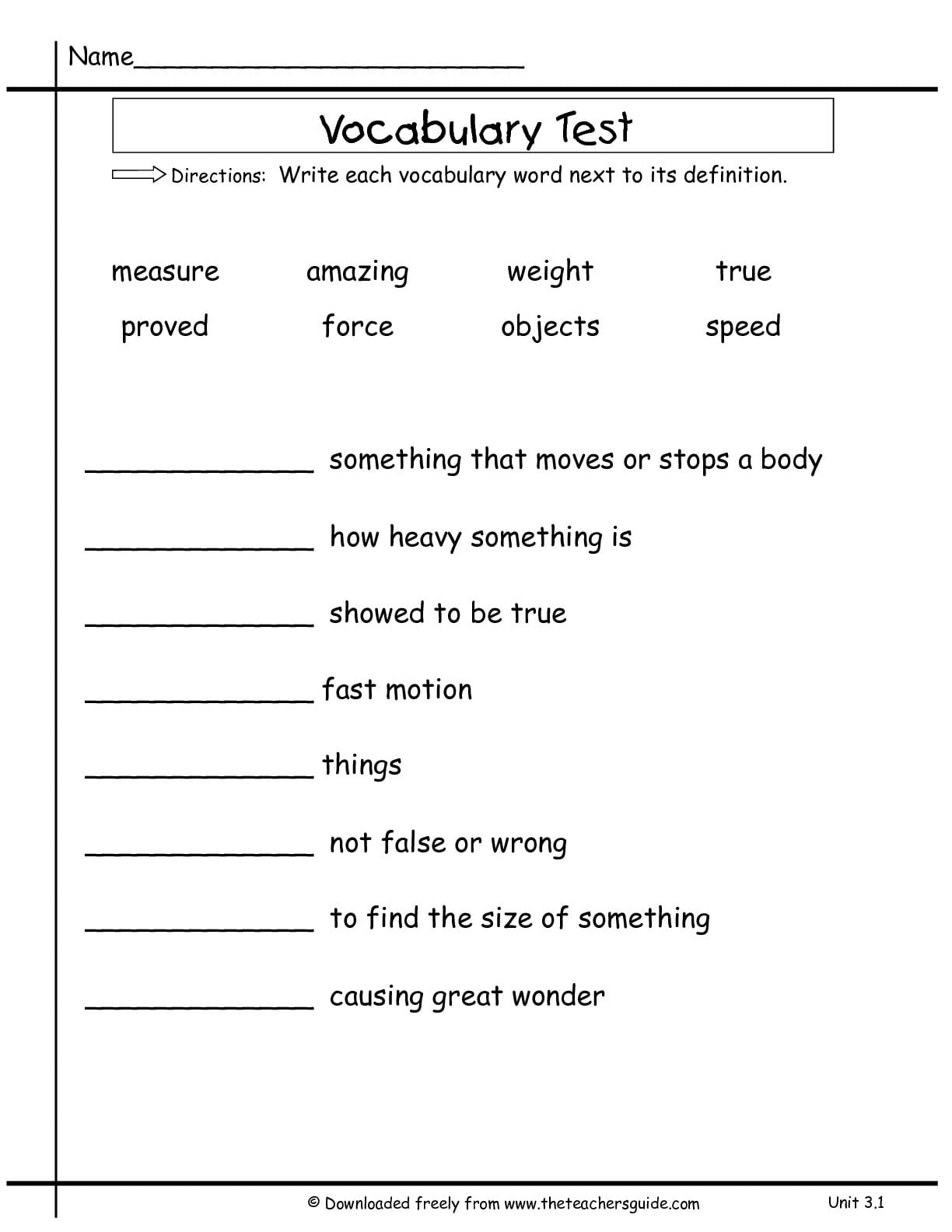 Force And Motion Worksheets 2Nd Grade Db excel