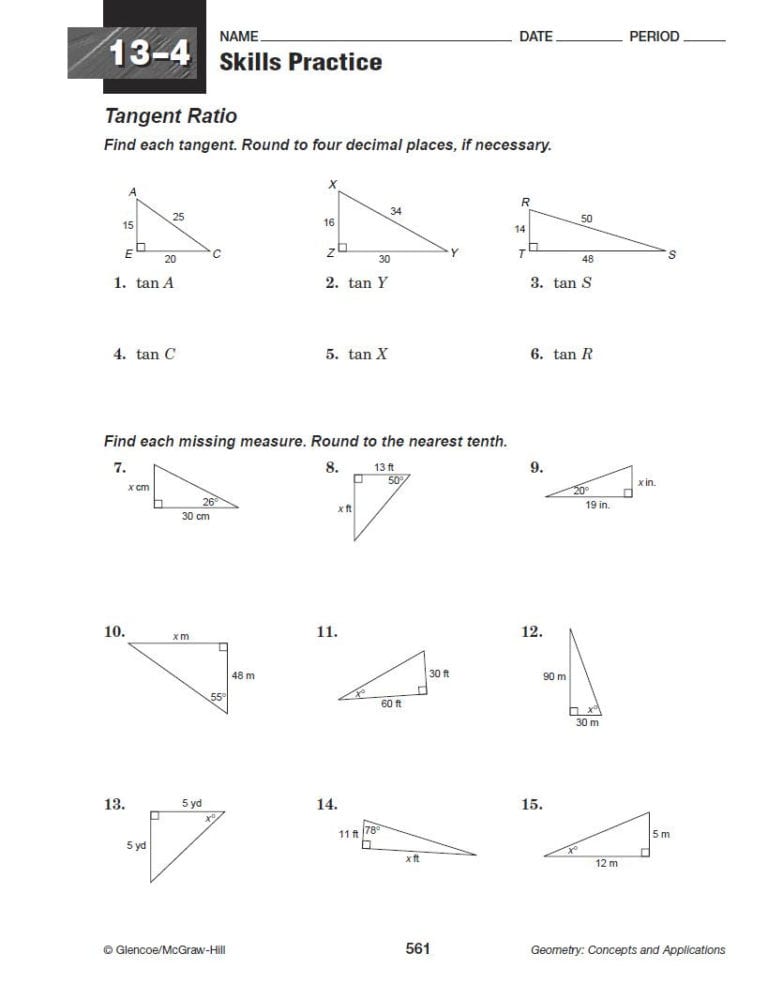 Worksheet Right Triangle Trigonometry Worksheet Trig — db-excel.com