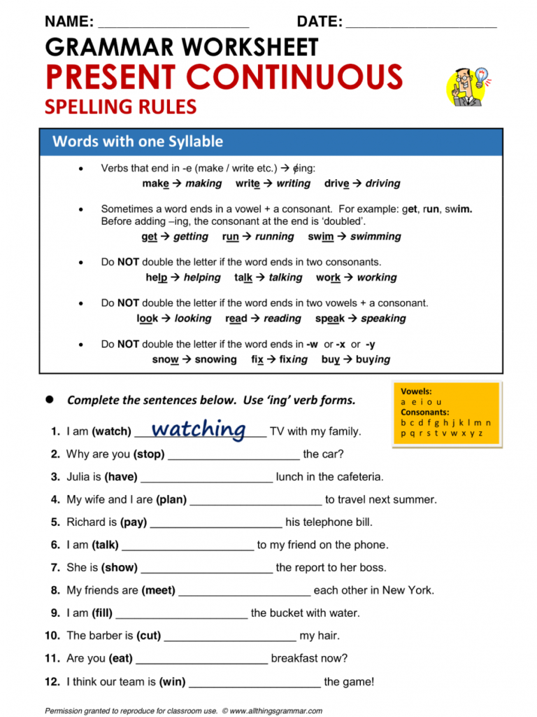 Worksheet Spelling Rules Worksheets English Grammar — db-excel.com