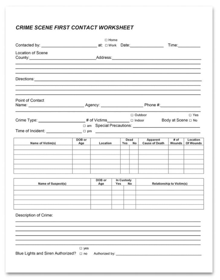 Worksheets Crime Scene Investigation Worksheets On Cause And — db-excel.com