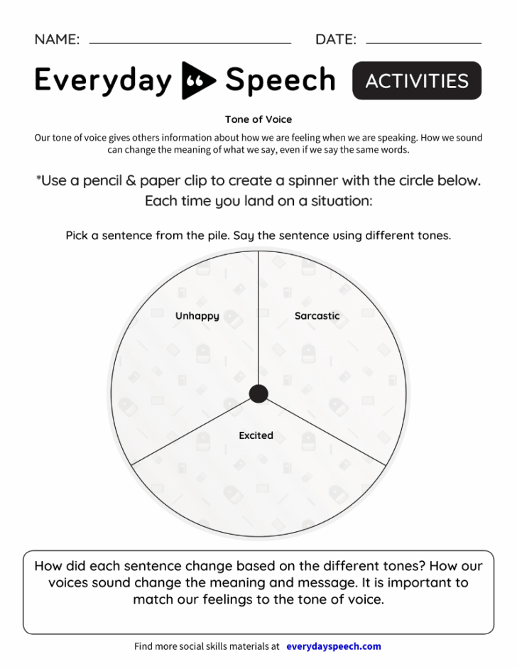 Worksheets Everyday Speech Everyday Speech — db-excel.com